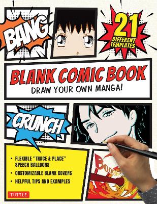 Blank Comic Book Draw Your Own Manga - Pennys Bookstore