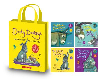 Dinky Donkeys Plinky Plonky HeeHaw Bag of Books - Pennys Bookstore