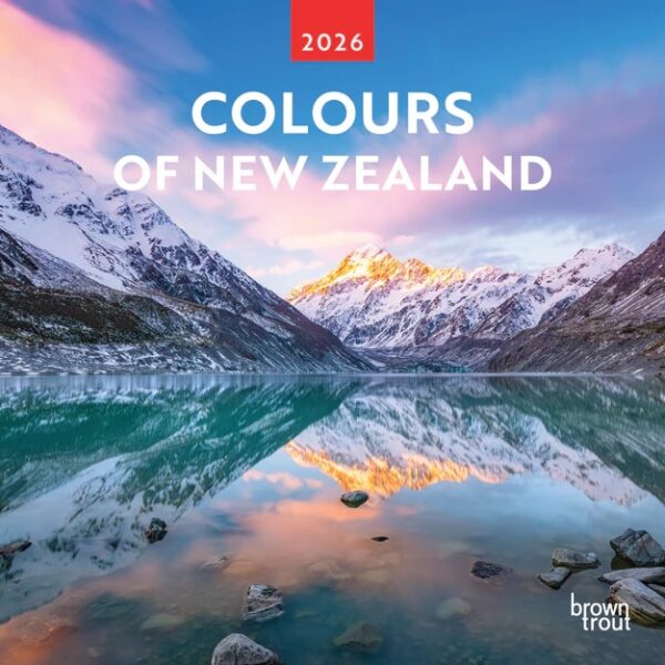 Colours of New Zealand 2026 Calendar - Pennys Bookstore